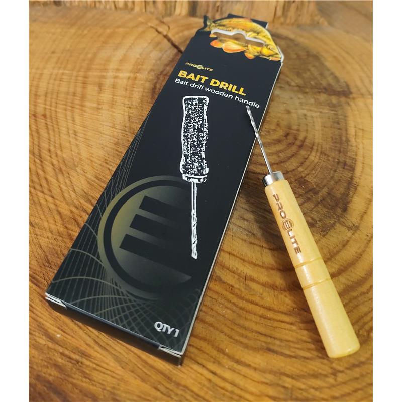 Aiguille pro elite baits bait drill wooden handle Belgique