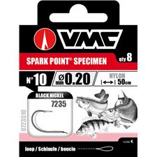 Angebundener haken vmc spark point specimen