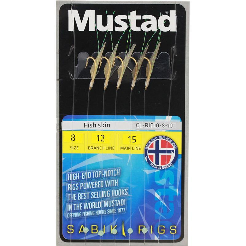 Bas de ligne mustad fish skin Belgique