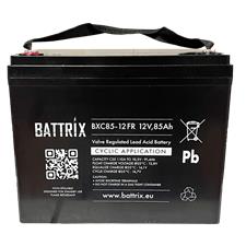 Batterie étanche battrix cyclic 12v 85ah pour moteur