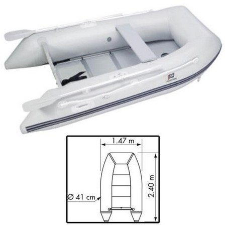 Opblaasbare boot plastimo raid ii p240sh