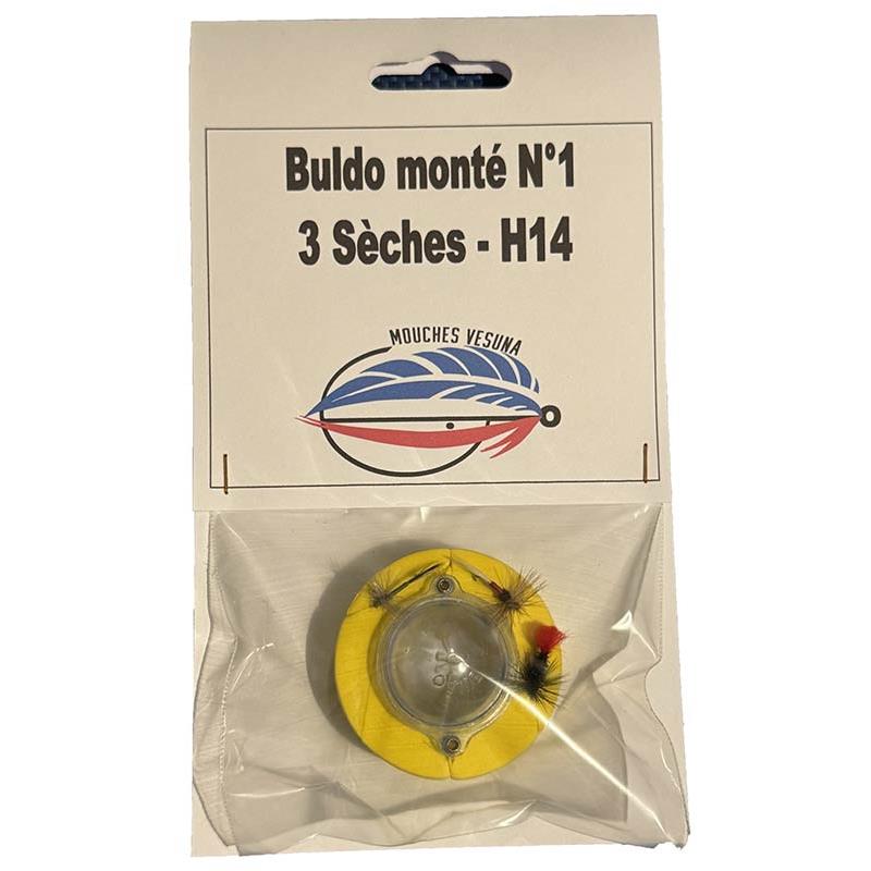 Buldo monté n°1 + 3 untergetauchte fliegen vesuna monté n°1 + 3 mouches ...