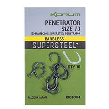 Carp hook korum penetrator hook barbless - pack of 10 Ireland