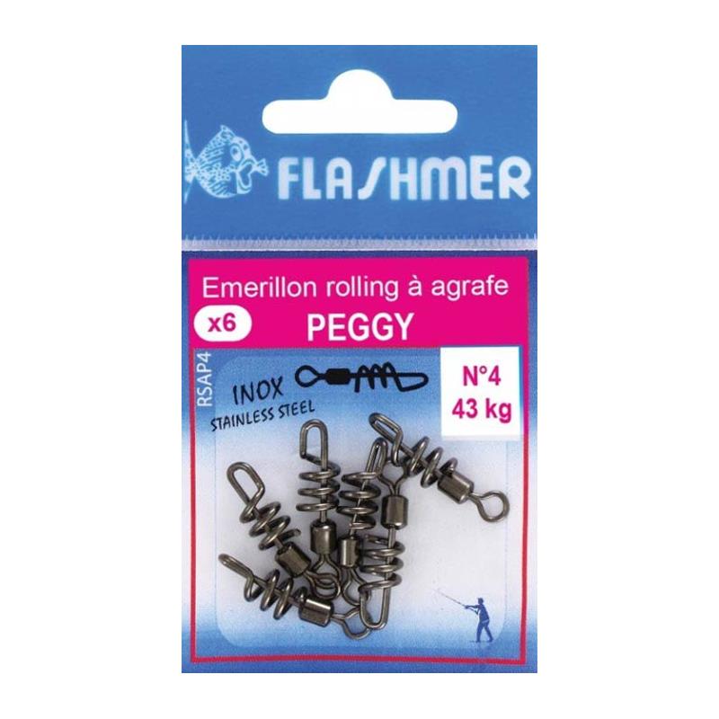 Emarillon flashmer rolling a agrafe peggy