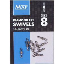 Émerillon map diamond eye swivels