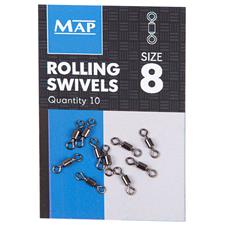 Émerillon map rolling swivel