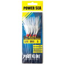 Feather train powerline power sea white