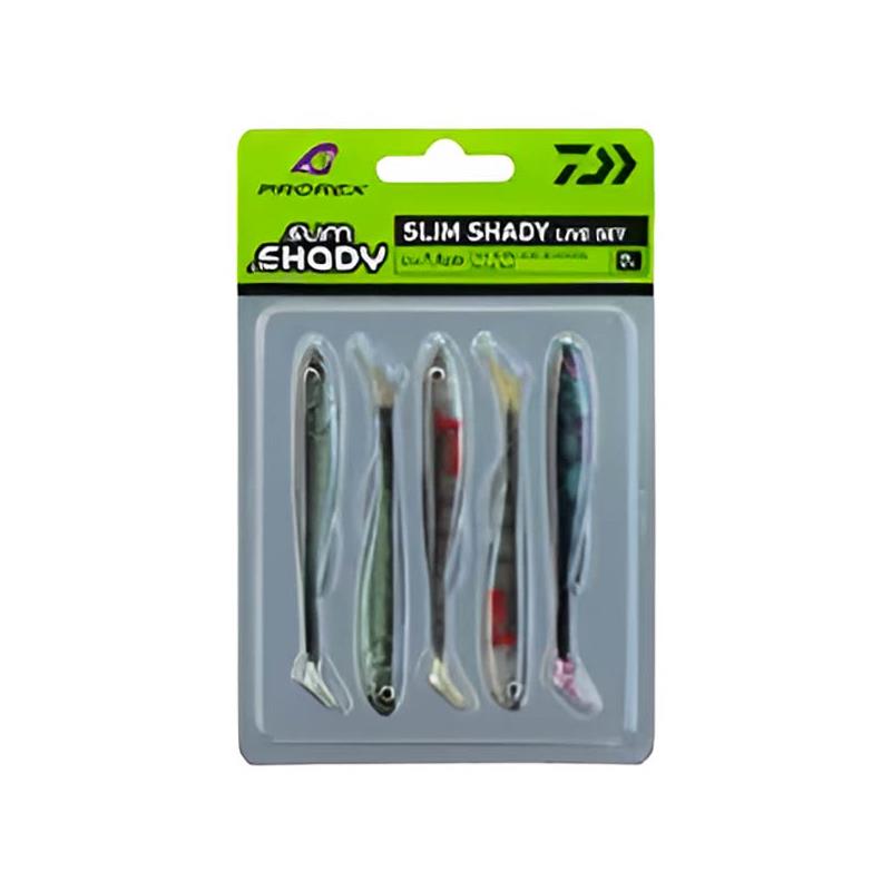 Kit señuelos blandos daiwa pack prorex slim shady