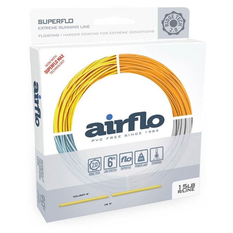 Línea de mosca airflo superflo max ridge 2.0 extreme running line
