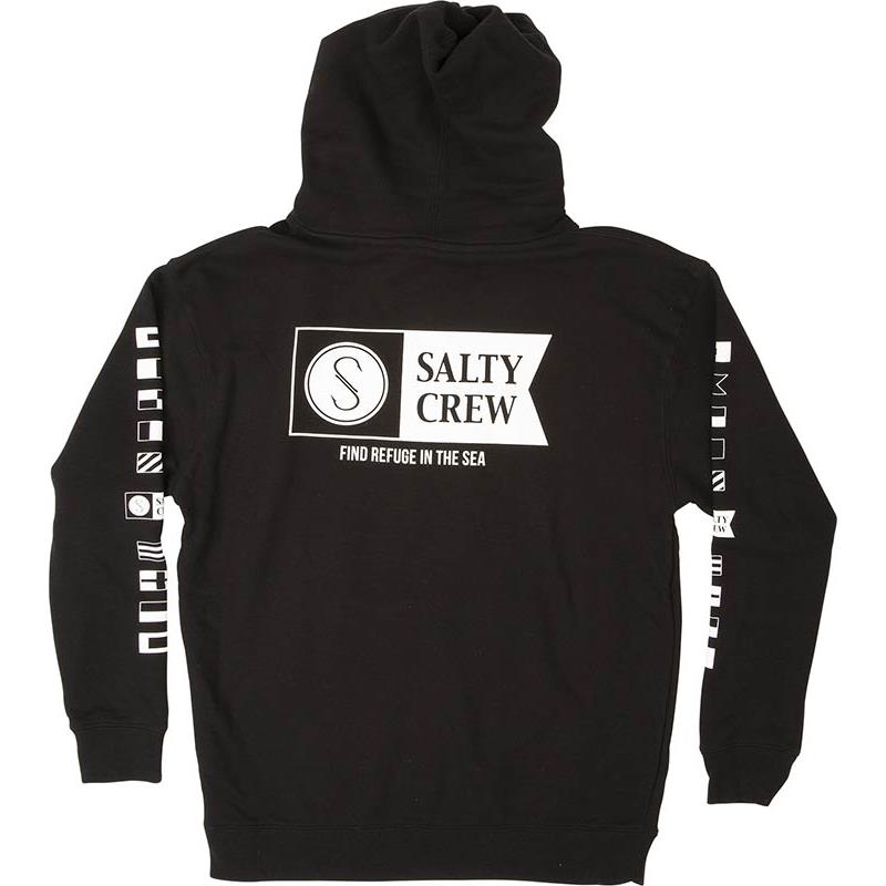 Sweat homme salty crew alpha fleece - noir