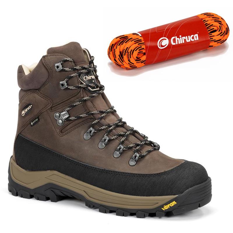 Pack sapatos homem chiruca calibre bandeleta 12 gore-tex + lacets