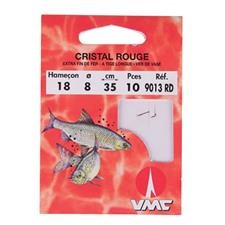 Pole fishing ready-rig vmc cristal - pack of 10