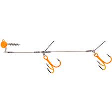 Stinger balzer soft lure rig with screw jighead