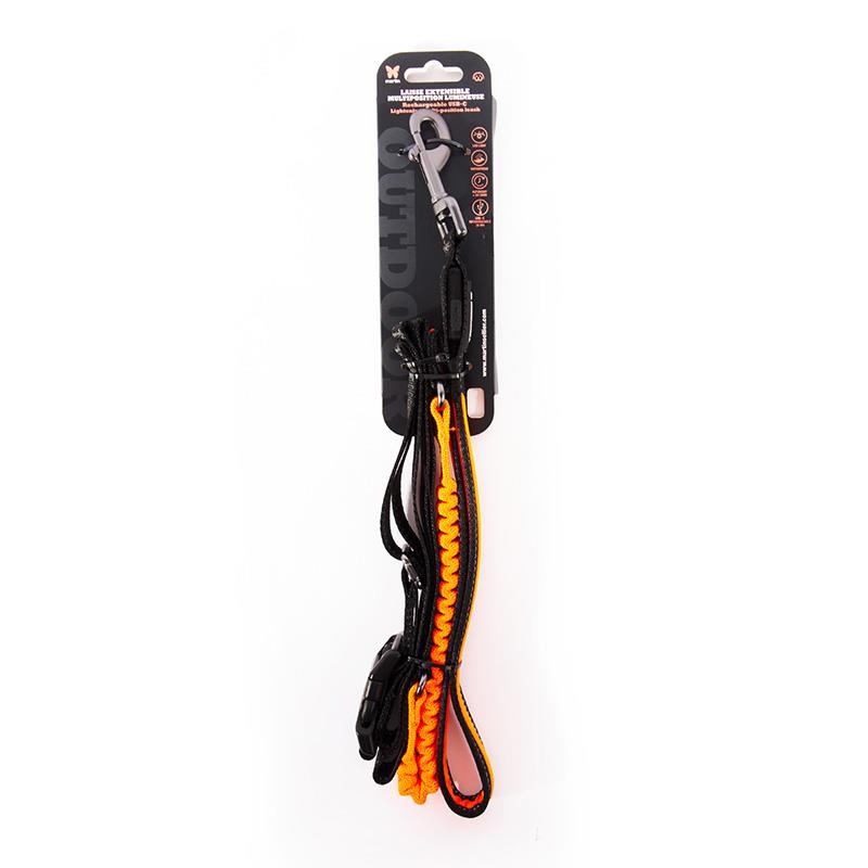 Trela luminosa extensível nylon usb